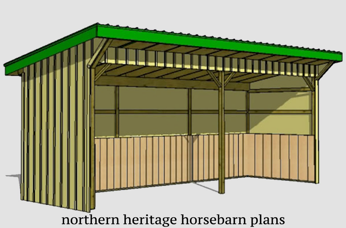 Small Animal Barn Plans – Northern Heritage Horsebarn Plans